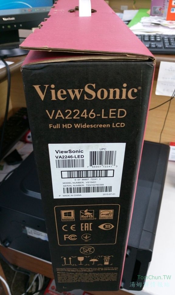 【開箱】優派ViewSonic【VA2246】22型LED寬螢幕 – 湯姆群情報站